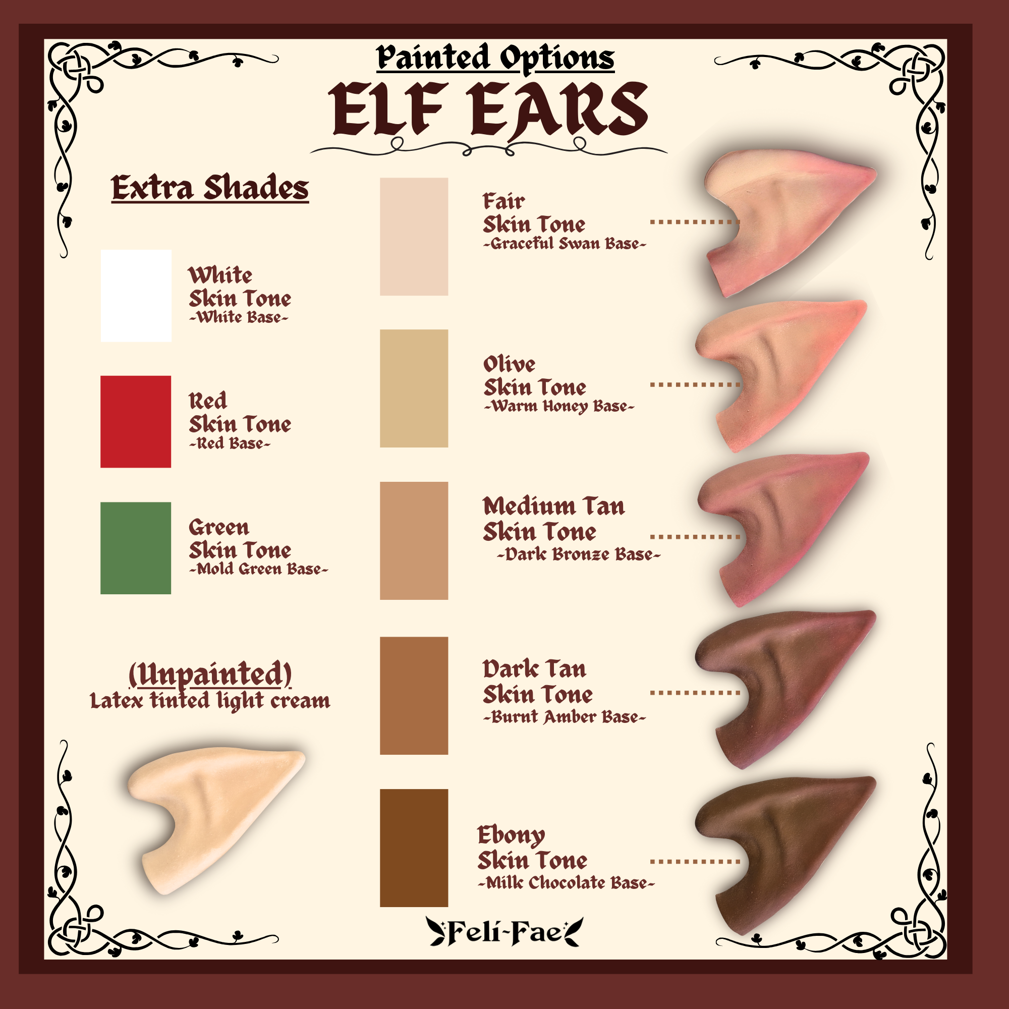 Classic ELF EARS LATEX-FREE | Feli-Fae